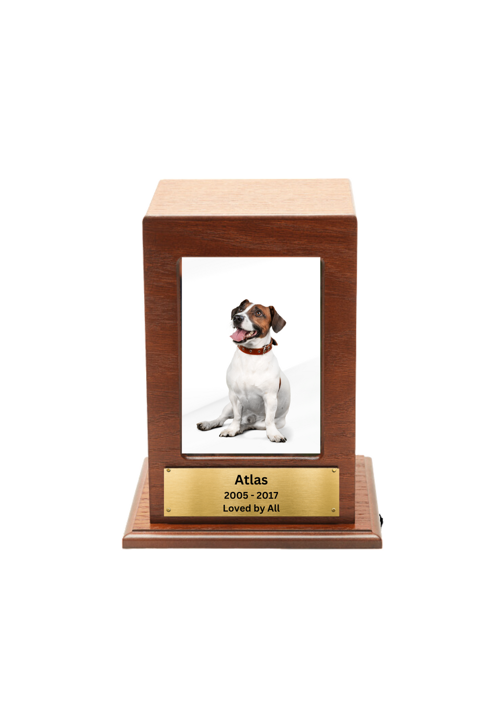 Mahogany Photo Box – Celestials Pet Cremation